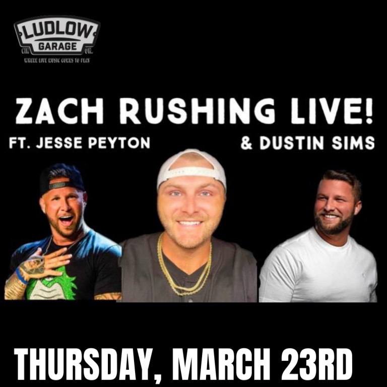 Ludlow Garage Cincinnati | » Zach Rushing “Censor This!” Tour with ...